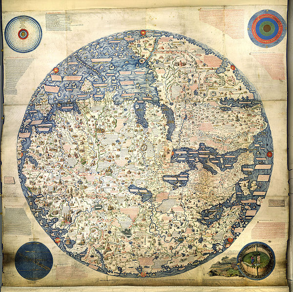 600px-Fra_Mauro_World_Map,_c.1450 - The Yellow Sparrow