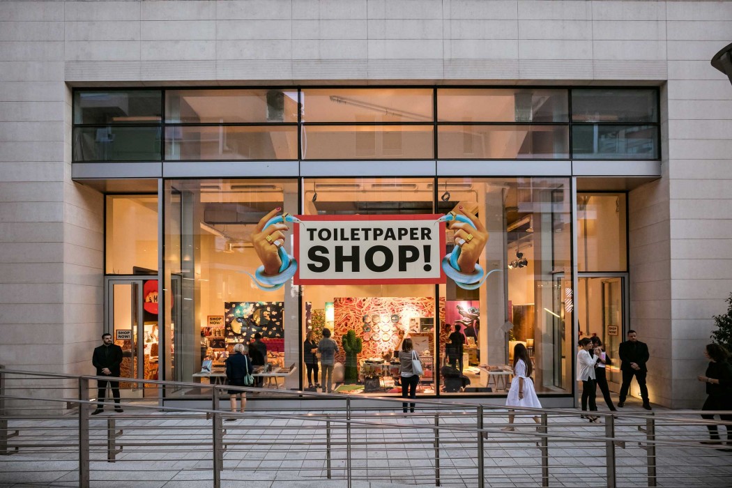 For Quirky Living Spaces: TOILETPAPER Opens Its First Shop In Milan ...